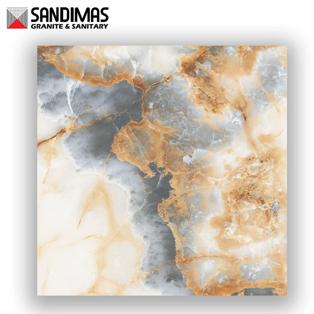 Granit Lantai Granit Tile Tropical Onyx 80x80 Warna Putih Marmer ...